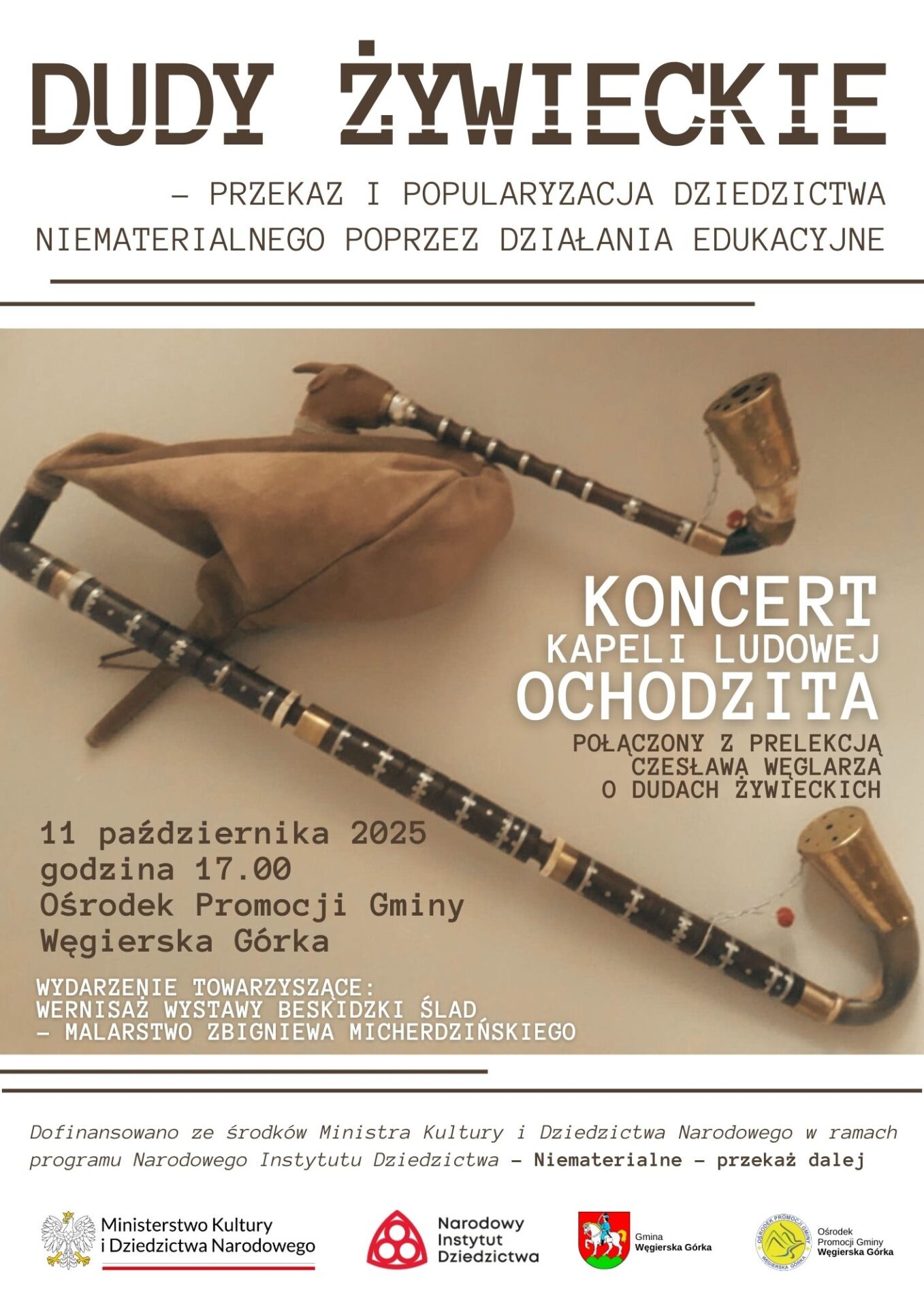 Dudy żywieckie — koncert, prelekcja, wystawa - muzykatradycyjna.pl
